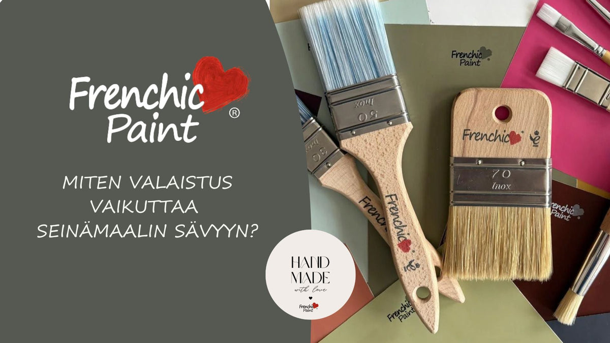 How does lighting affect the shade of wall paint? - Frenchic Paint Finland