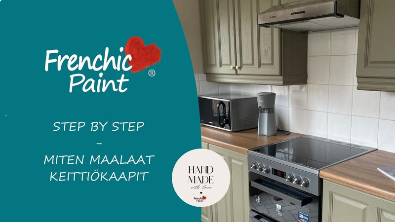 Step-by-step: How to paint your kitchen cabinets easily - Frenchic ...